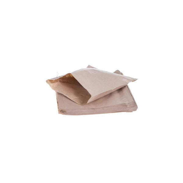 Brown Kraft Paper Counter Bags 6x6" 1000 pack | Big Brown Carrier Bag