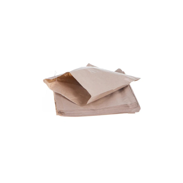 Brown Kraft Paper Counter Bags 8x8" 1000 pack | Big Brown Carrier Bag