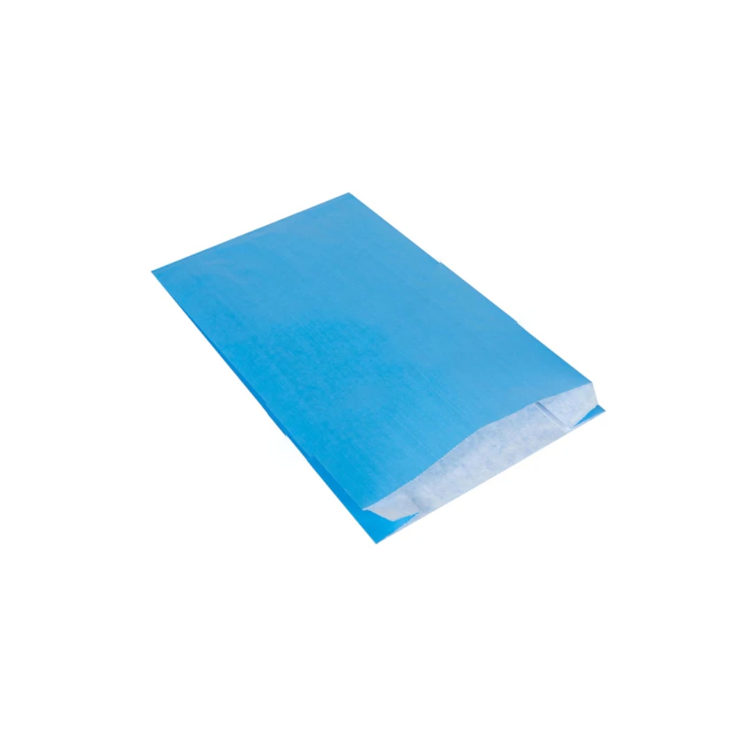 Small Aquamarine Counter Bags 100 pack | Big Brown Carrier Bag