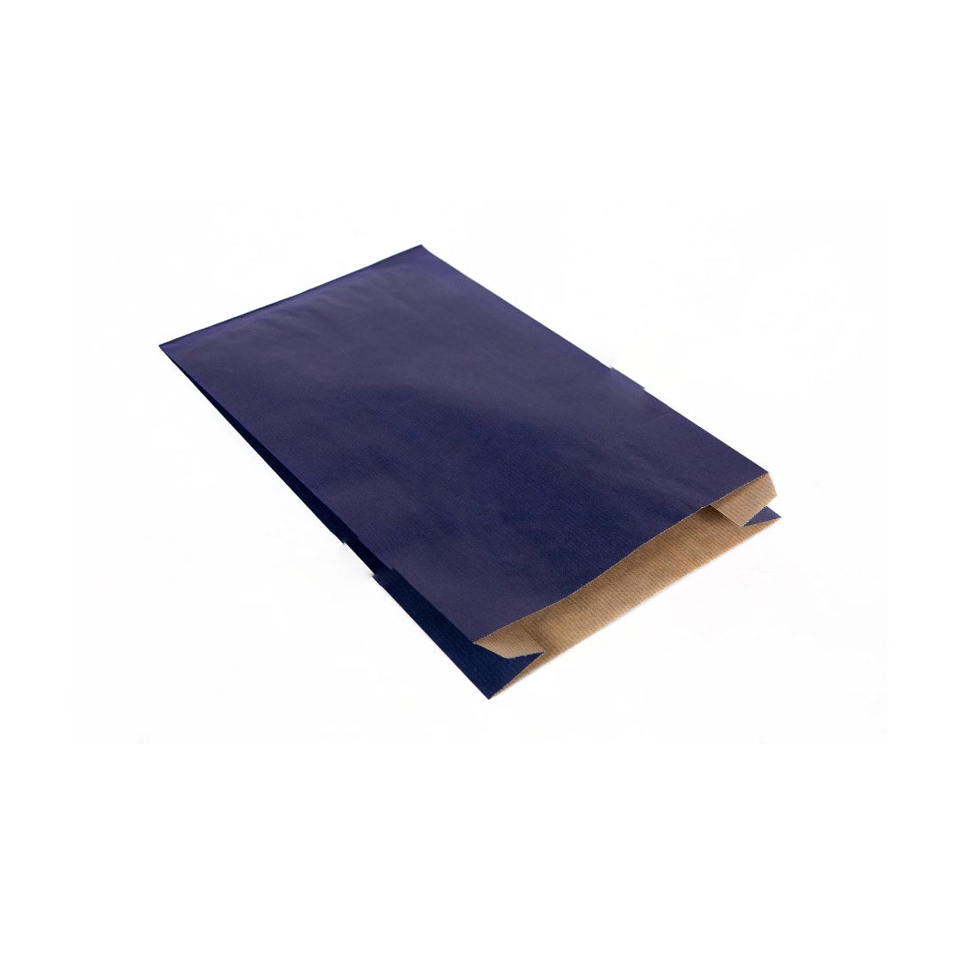 Small Blue Counter Bags 100 pack | Big Brown Carrier Bag