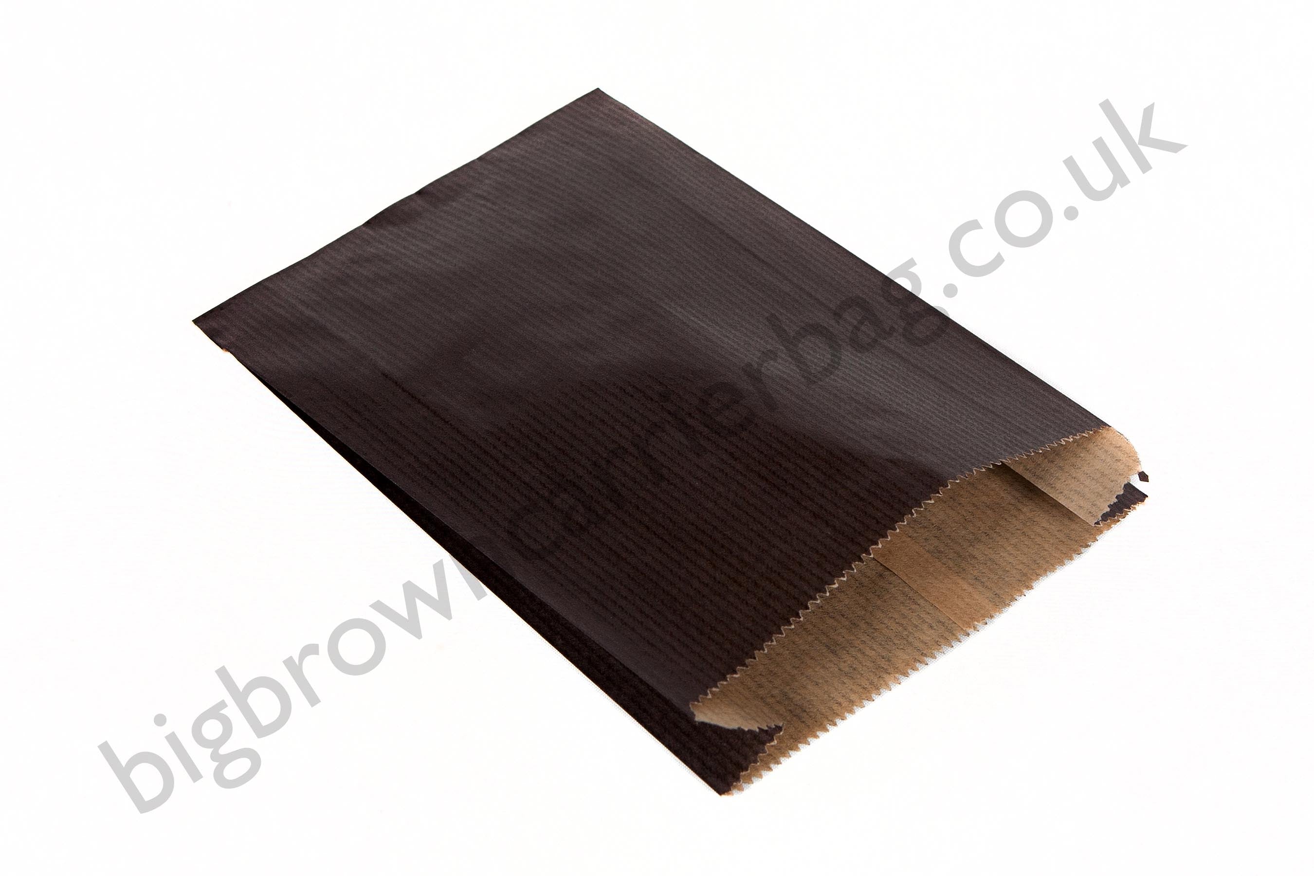 Small Black Counter Bags 100 pack | Big Brown Carrier Bag
